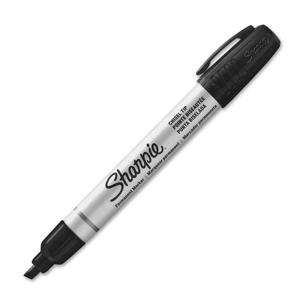 Sharpie® Marqueur permanent industriel à pointe biseautée large, corps ...