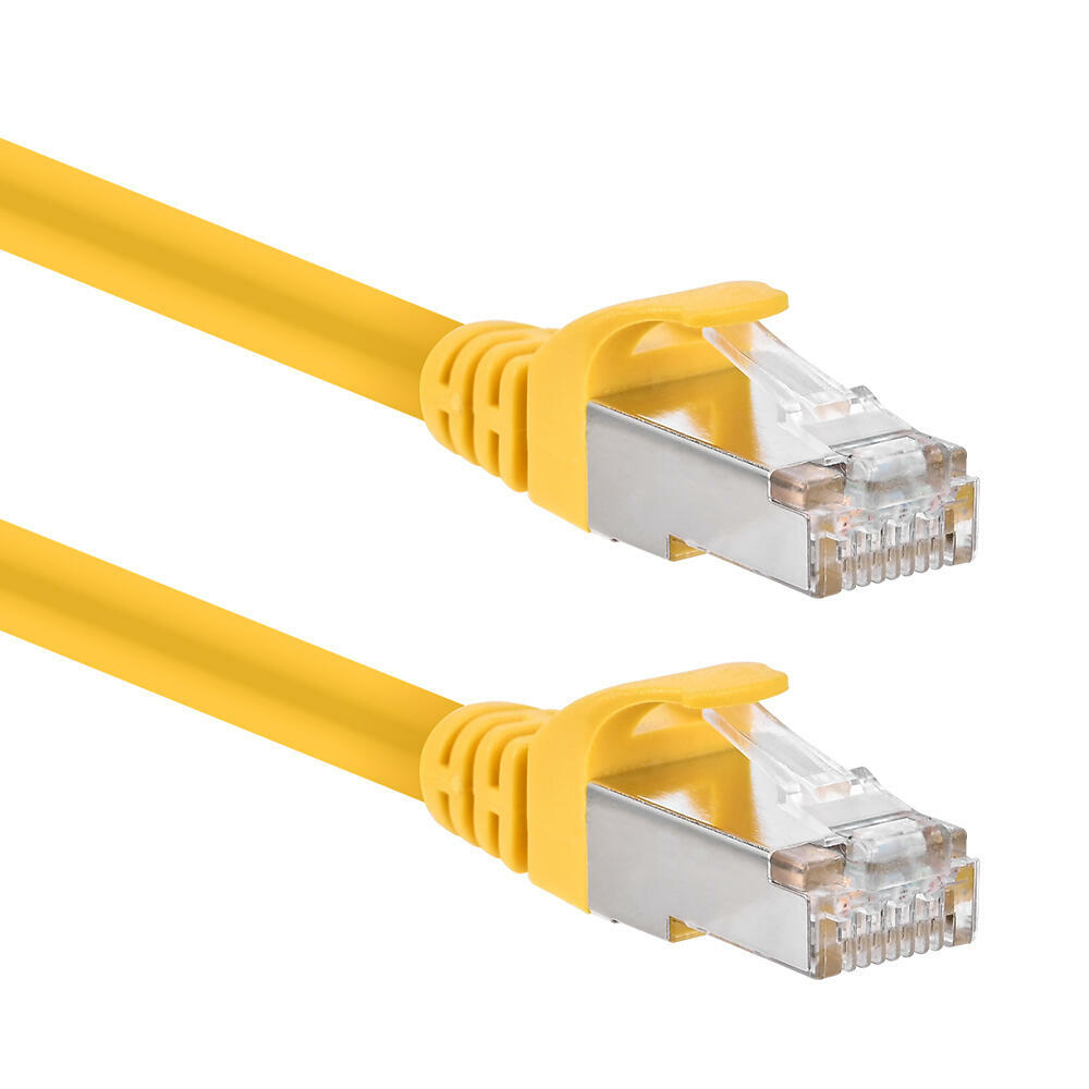 Cat6a SSTP 26AWG 10GB moulé Câble de réseau Ethernet patch - jaune ...