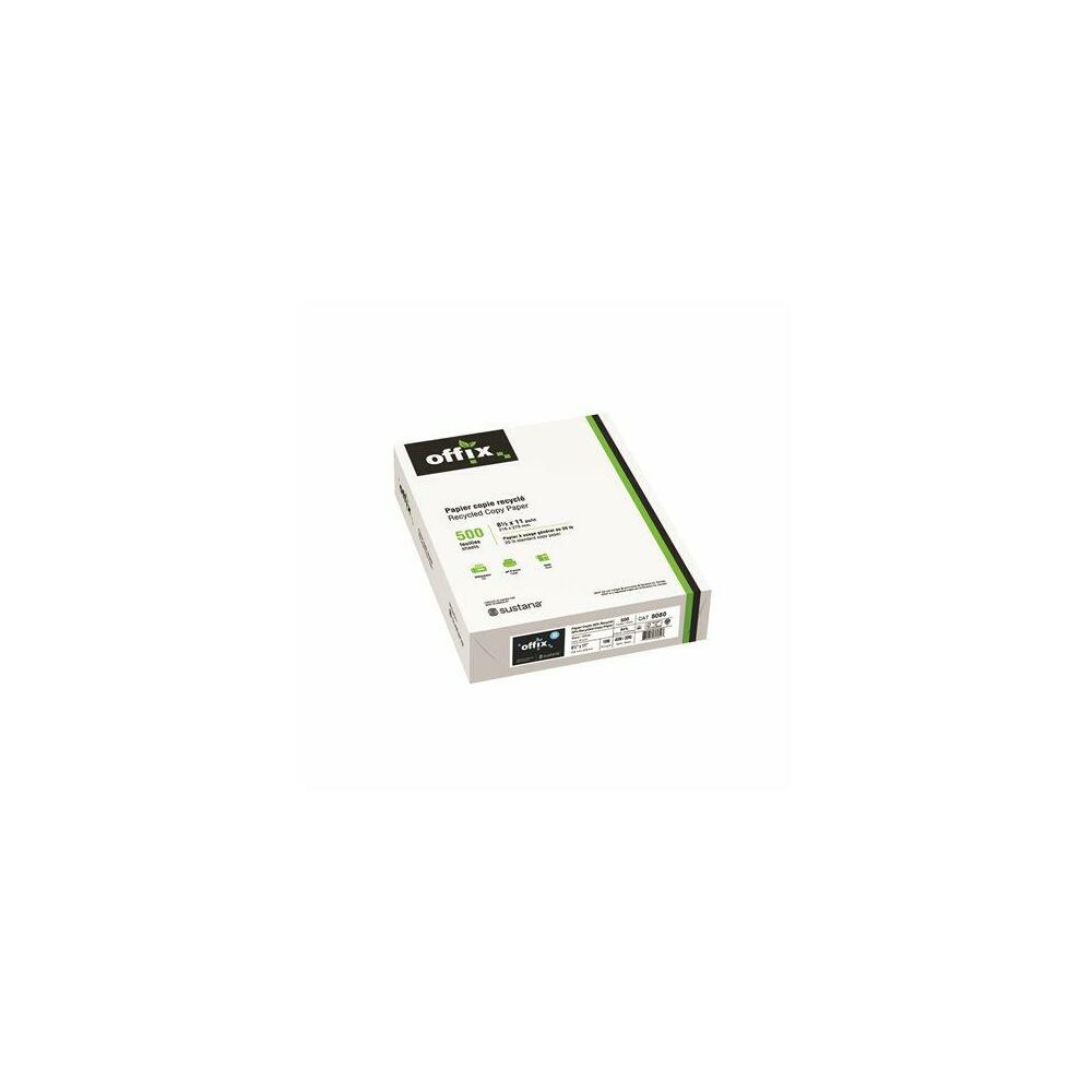 Offix® Papier photocopie, 30 % post-consommation, 20 lb, blancheur 94 ...
