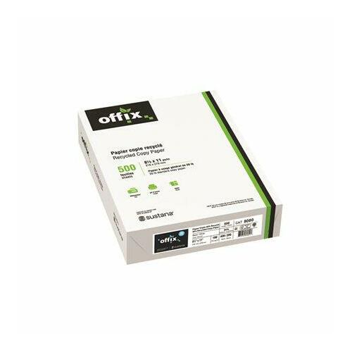 Offix® Papier photocopie, 30 % post-consommation, 20 lb, blancheur 94 ...