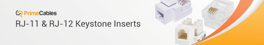 RJ-11 & RJ-12 Keystone Inserts
