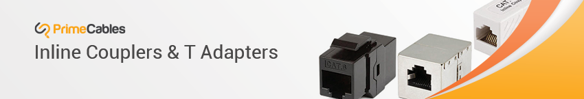 RJ-45 Cat5e Cat6 Inline Couplers & T Adapters