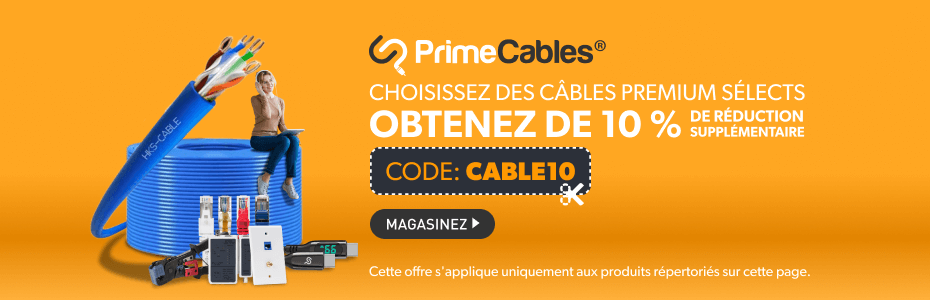 Câbles et électroniques leader au Canada - PrimeCables