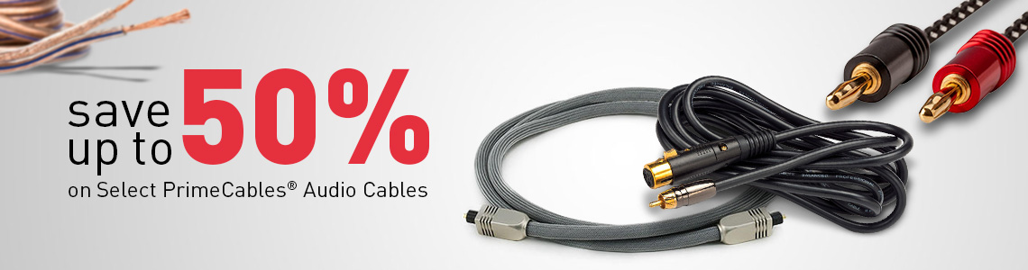 PrimeCables® Audio Cables 20% OFF