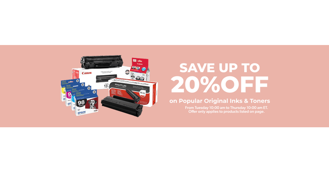 Original Printer Ink & Toner Deals