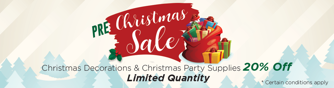Pre Christmas Sale