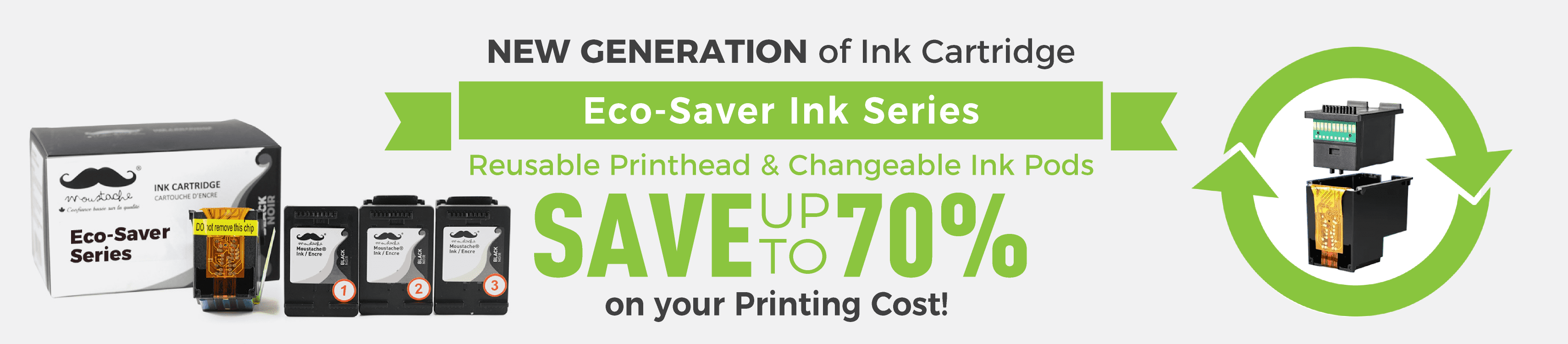 Eco-Saver New Generation Ink Cartridges