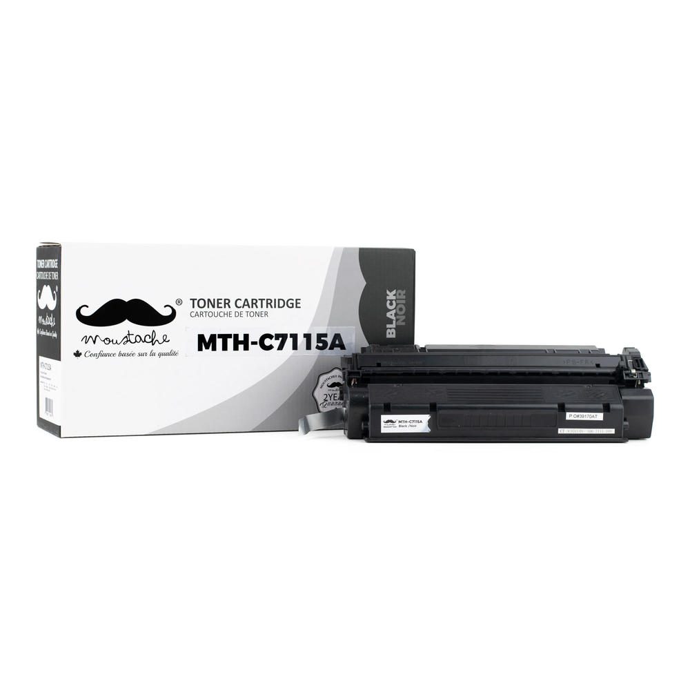 Compatible HP 15A C7115A Black Toner Cartridge - Moustache®