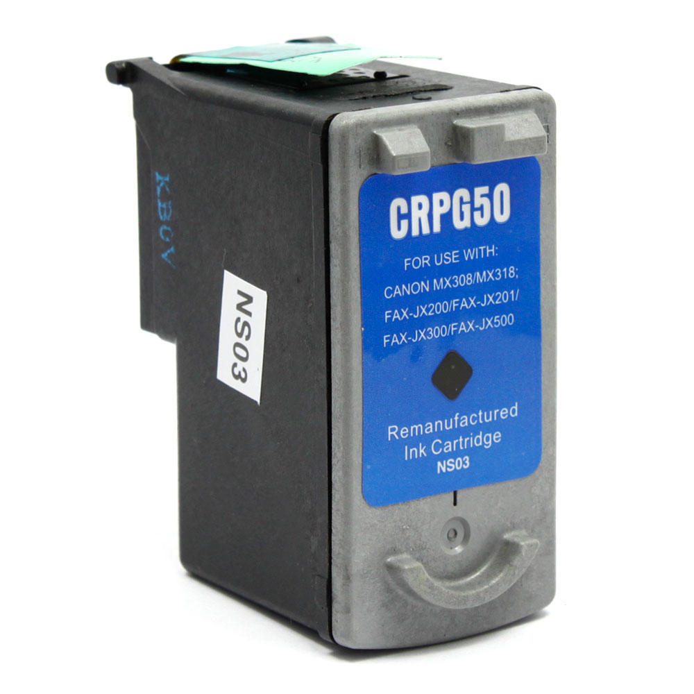 Canon PG50 Remanufactured Black Ink Cartridge High Yield