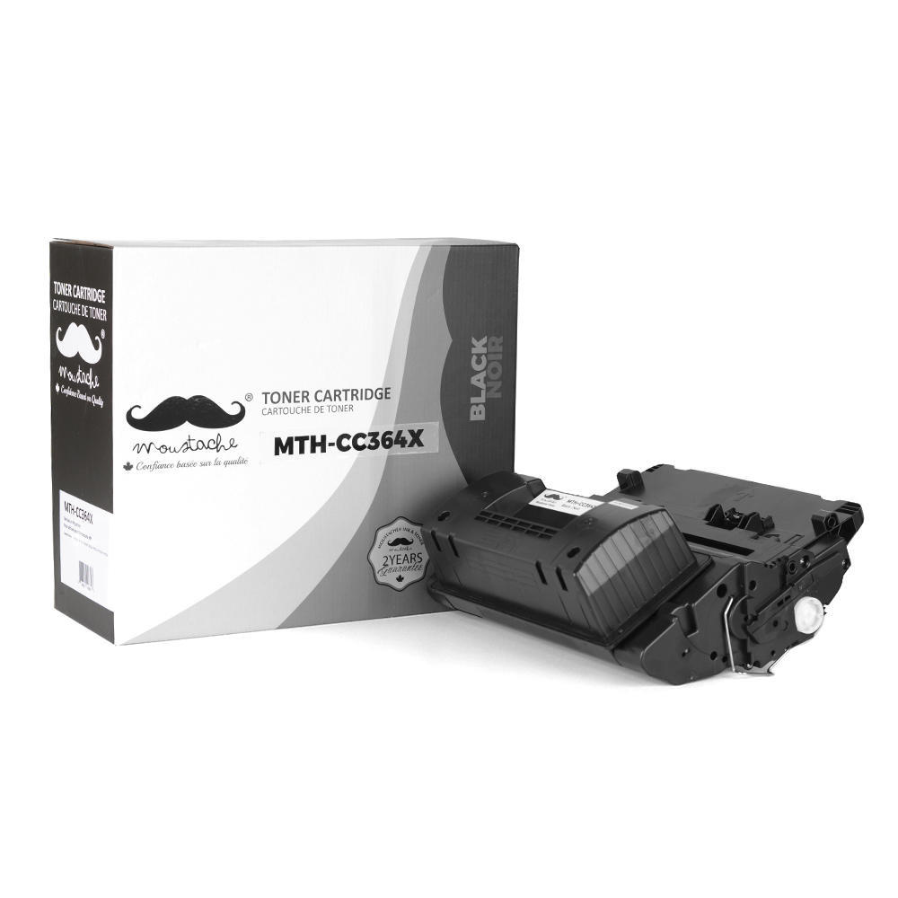 Compatible HP 64X CC364X Black Toner Cartridge High Yield - Moustache®