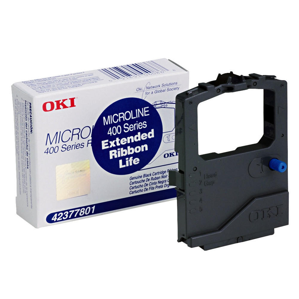 Okidata 42377801 Original Black Self-Inking Ribbon Cartridge