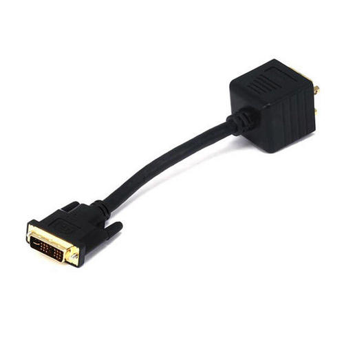 Video Splitter - DVI-A Male to VGA(HD15) Female / DVI-A Female - Monoprice®