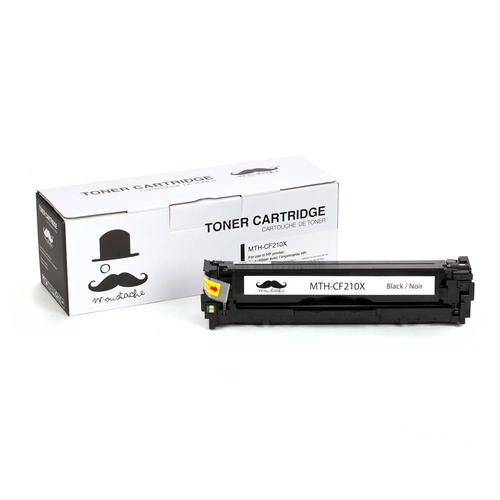 Remanufactured HP 131X CF210X Black Toner Cartridge High Yield - Moustache®