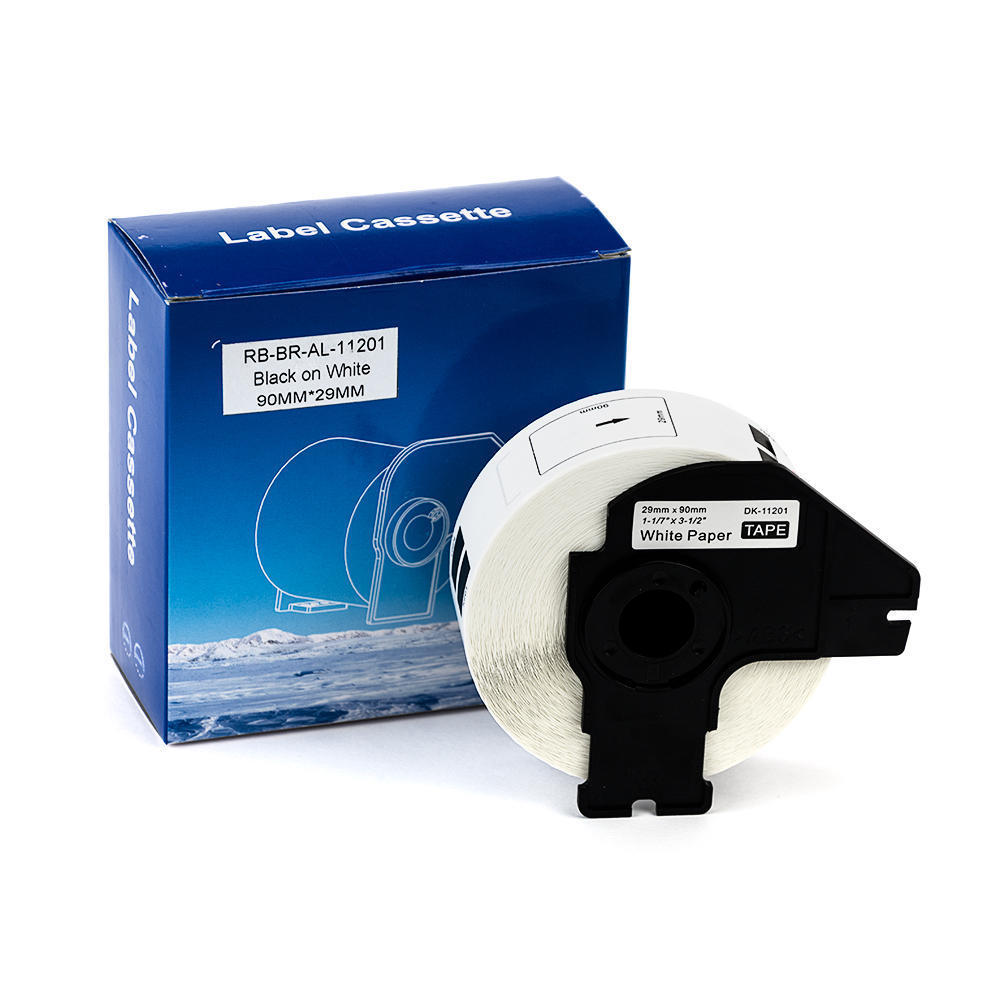 Brother DK1201 Die-Cut Standard Address Labels, 1.1" x 3.5", 400 Labels ...