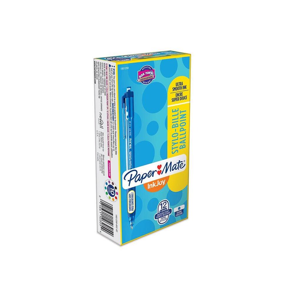 PaperMate® InkJoy™ 300 RT Retractable Ballpoint Pen Set , 12/Box