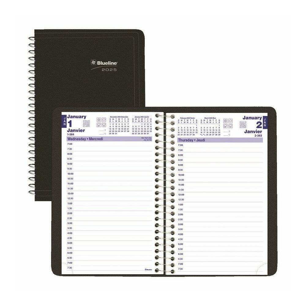 Brownline® 2026 Essential 12-Month Daily Diary / Appointment Planner ...