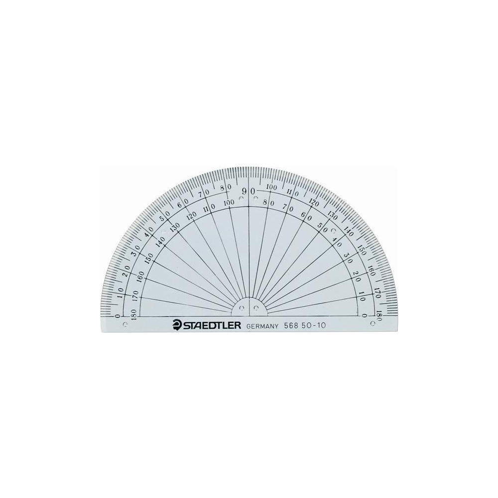 STAEDTLER® Angle Measuring Tool Protractor (180° Transparent / 180 ...