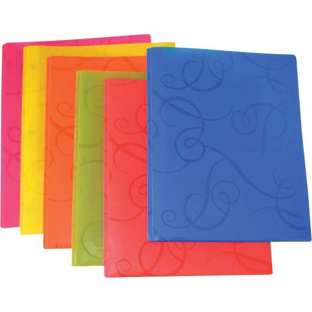 VLB DUO-TANG Swirl Report Cover - Random Colours, 1 pack, Letter Size