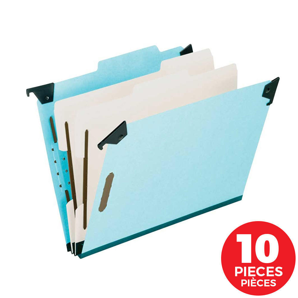 Pendaflex Hanging Classification Folders, Legal Size, Blue, Box of 10 ...