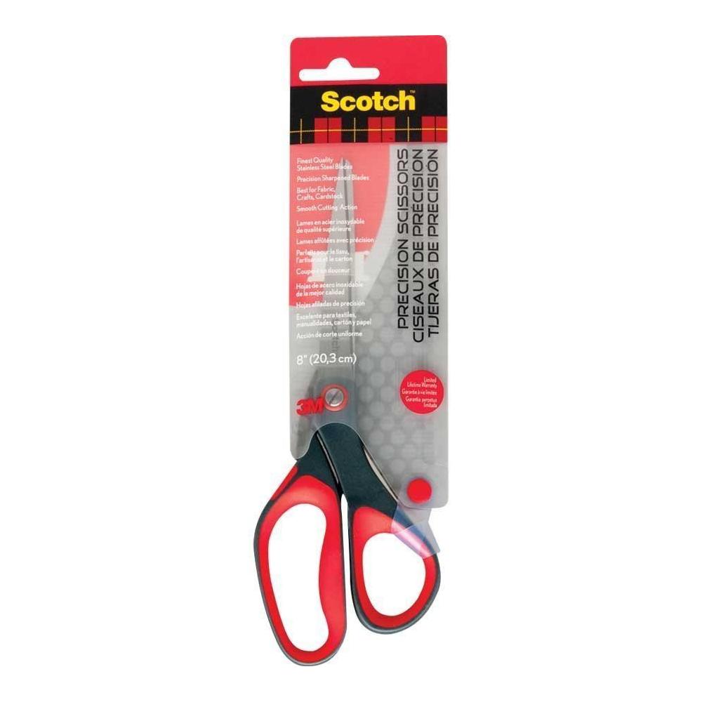 3M Scotch Precision Scissors (1448ESF),8” Stainless Steel Blades 230839