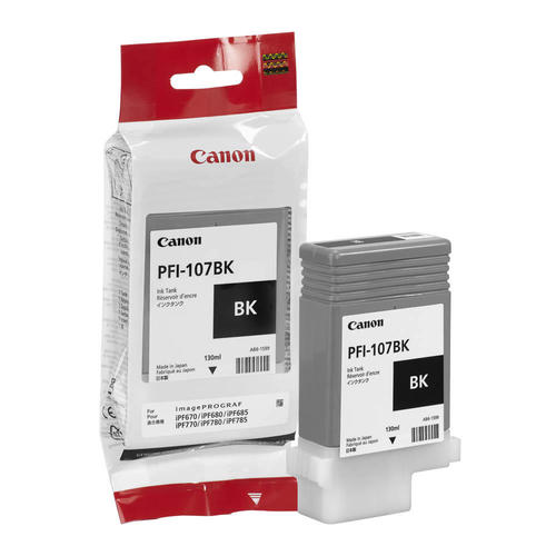 Canon PFI-107BK Original Black Ink Cartridge