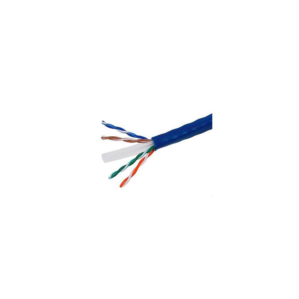 CM-rated Blue Cat6 Bulk Cable 500ft - PrimeCables