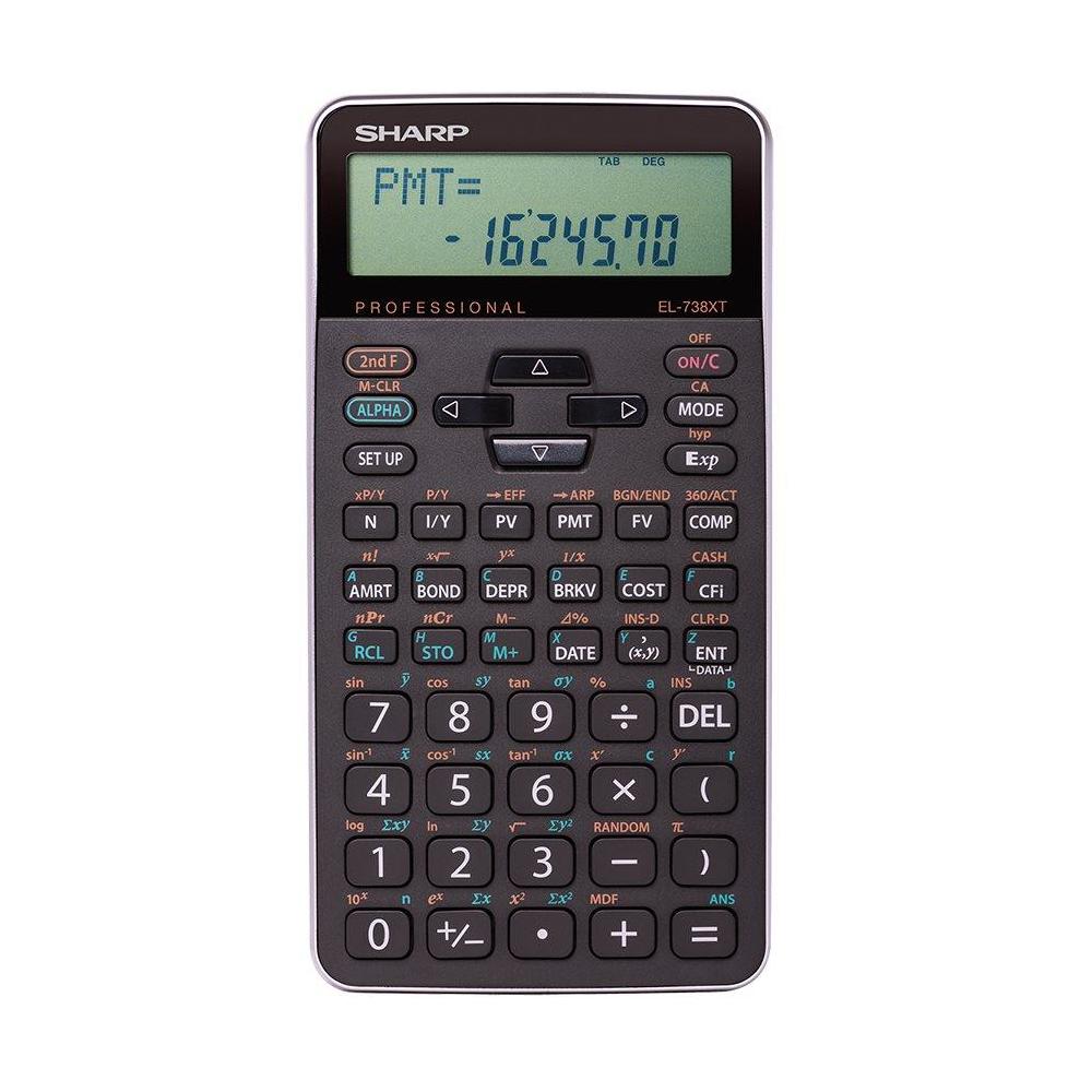 Sharp® EL738XTB calculatrice financière à 10 chiffres