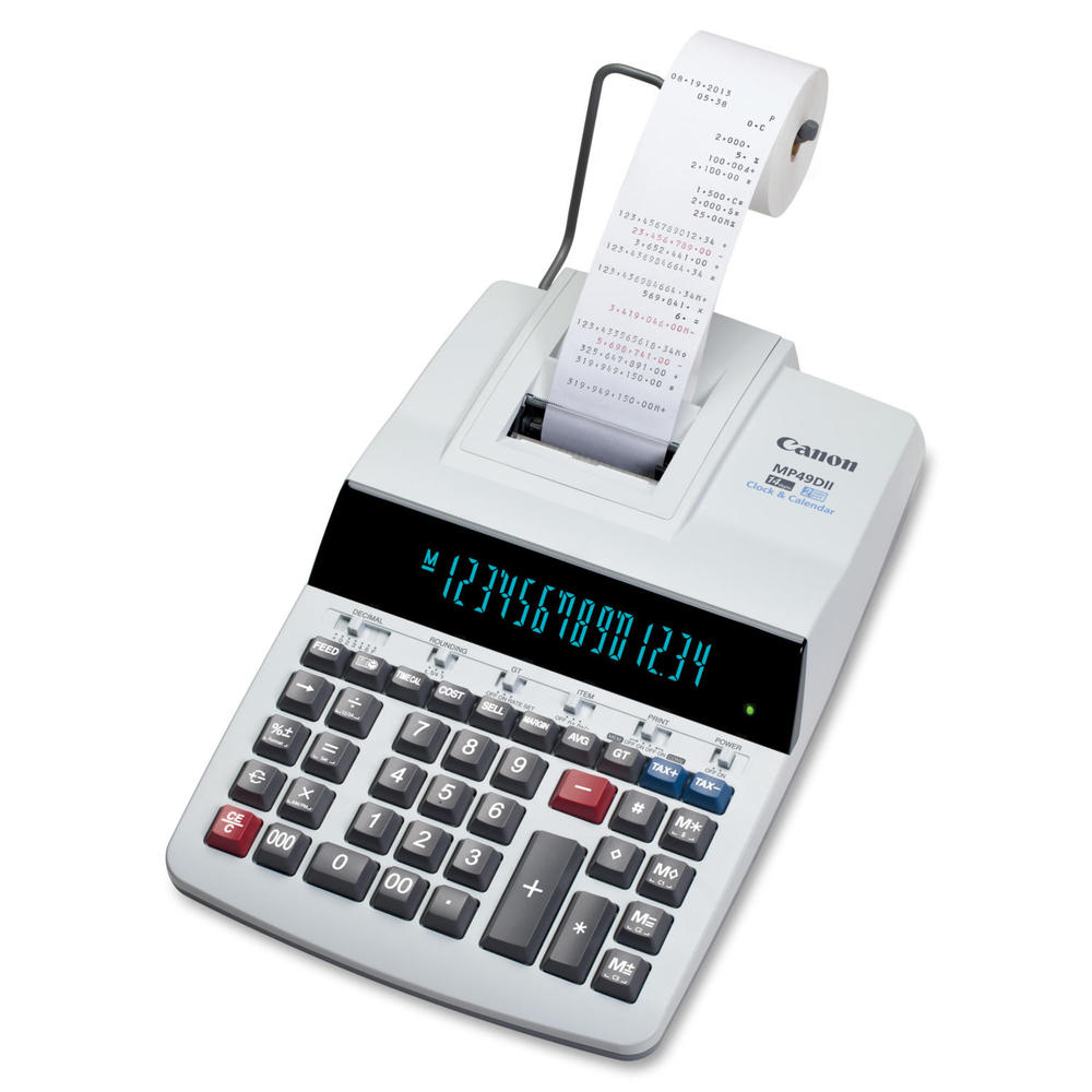 Canon MP49DII 14-Dight Desktop Printing Calculator 269753
