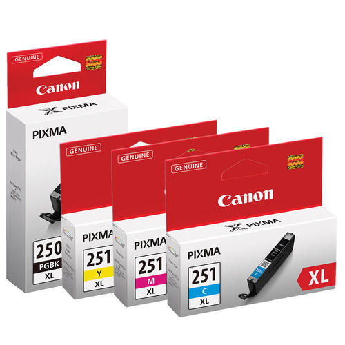 Canon PGI250XL CLI251XL Original Ink Cartridge Combo PGBK/C/M/Y