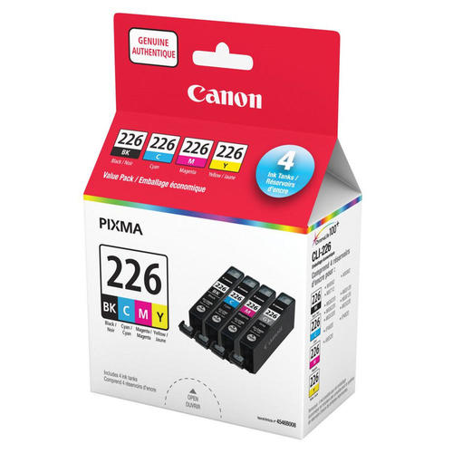 Canon CLI-226 Original Ink Cartridge Combo BK/C/M/Y (4546B005AA 4546B008AA)