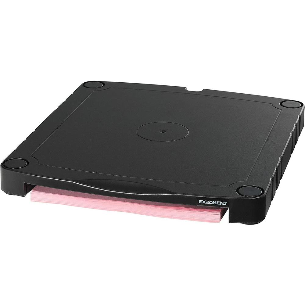 Exponent® Stackable Monitor Stand, Black - 12" x 13" x 1-1/4" 700419 ...