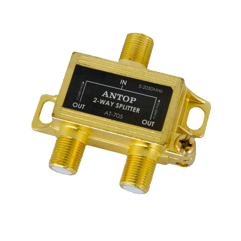 Coaxial Cable Splitter for Satellite/Cable TV Antenna, 2GHz - ANTOP®