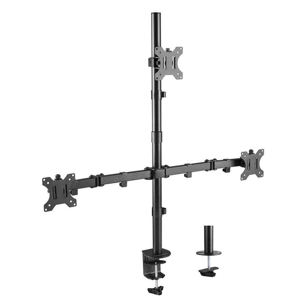 Full Motion Triple Monitor Mount for 13-32 Inch Monitors