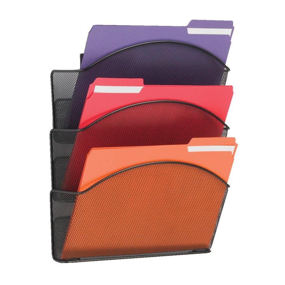 SAFCO® Onyx™ Steel-Mesh Wall Pockets