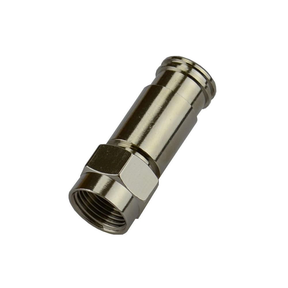 RG-6 Quad Universal F-type Connector, 25 Pack - Monoprice®