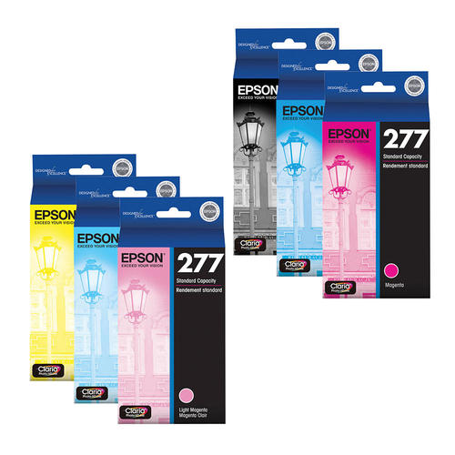 Epson T277 Original Ink Cartridge Combo (BK/C/Y/M/LC/LM)