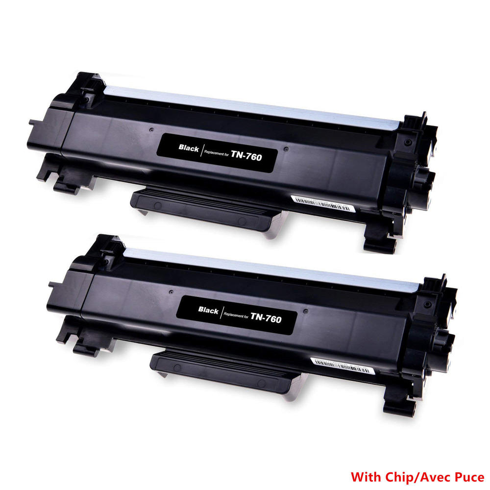 Brother TN760 Black Toner Cartridge, High Yield (TN760)
