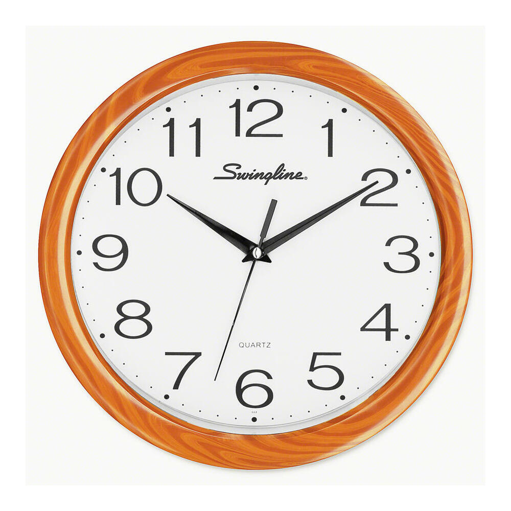 Swingline® 12-Inch Analog Wall Clock with Silent Movement