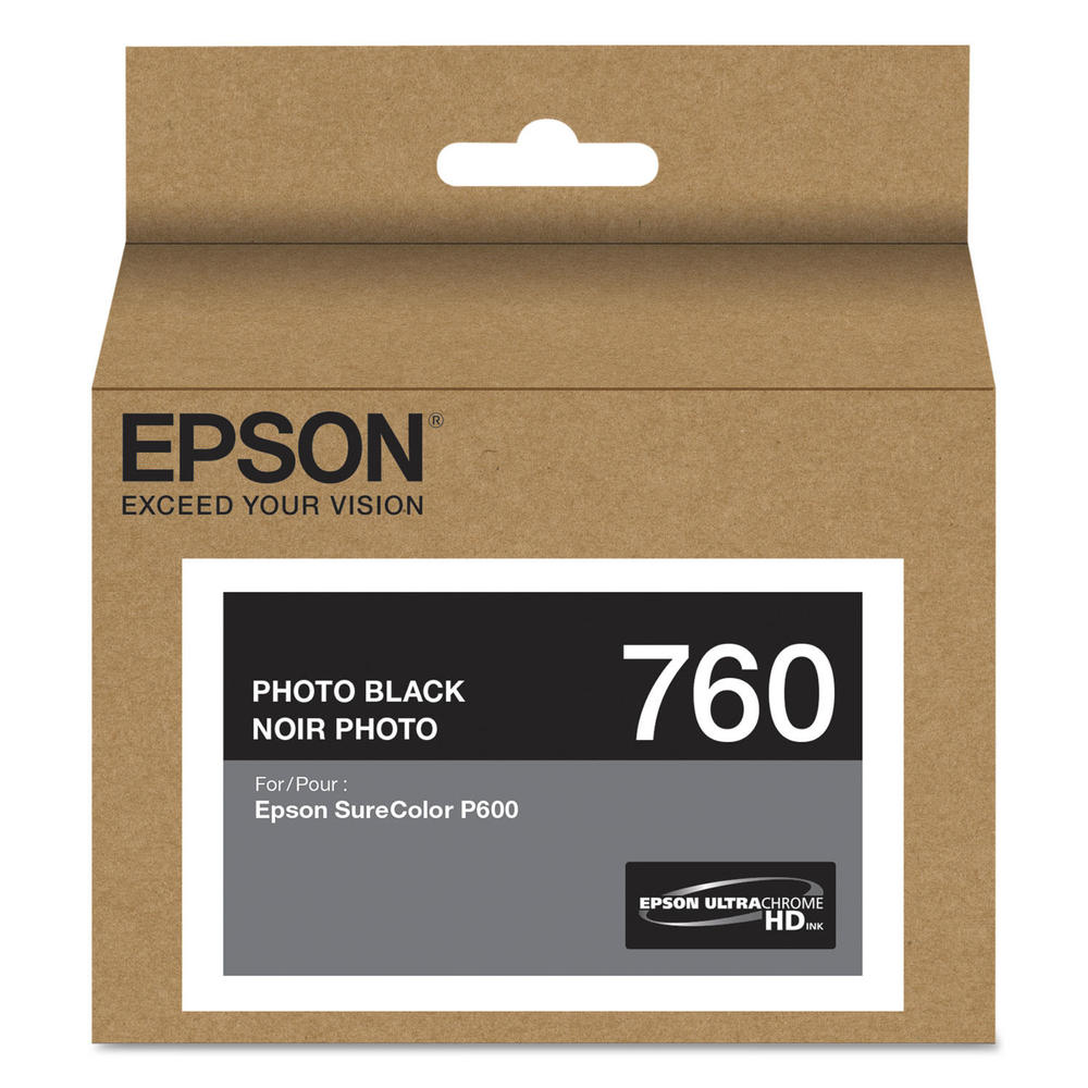 Epson 760 T760120 cartouche d'encre originale noir photo