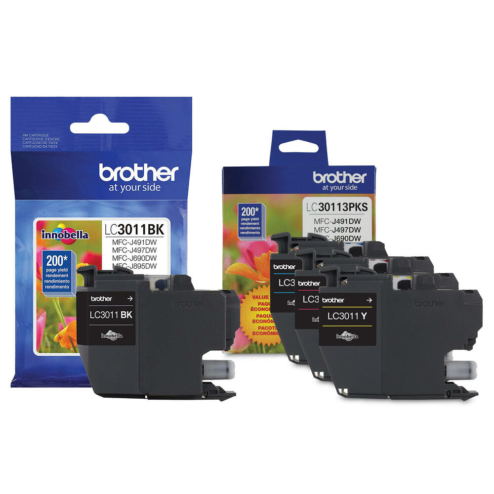 Brother LC3011 Original Ink Cartridge Combo BK/C/M/Y