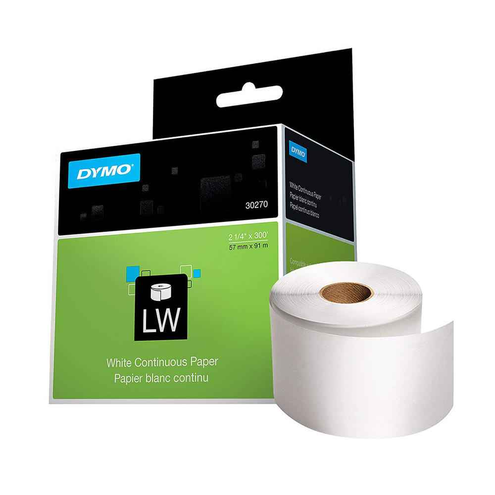 DYMO 30270 Original LabelWriter Continuous Paper Roll, Non-Adhesive, 2 ...