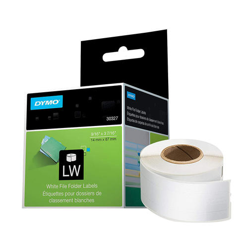 DYMO 30327 Original LabelWriter 1-Up File Folder Label, 9/16'' x 3-7/16 ...