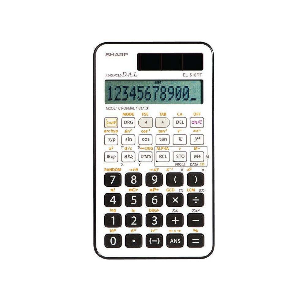 Sharp® EL510RTB Scientific Calculator, 169 Functions, 10-Digit Display