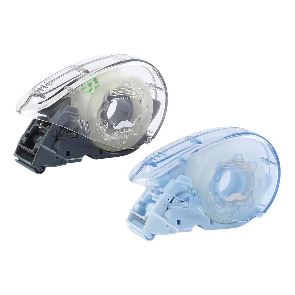 Mini Auto Tape Dispenser for Office School, Single Hand Operation ...