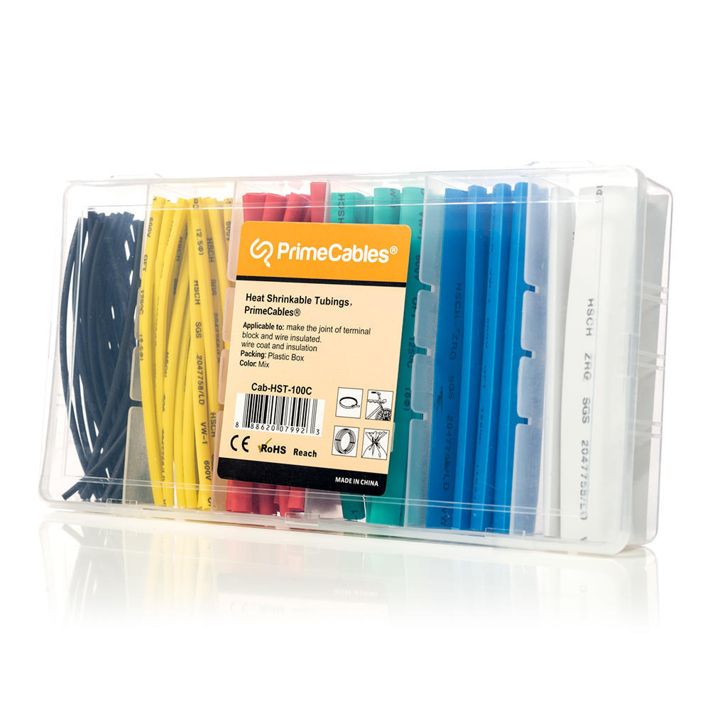 Heat Shrinkable Tube Value Pack 100pcs/pack - PrimeCables®