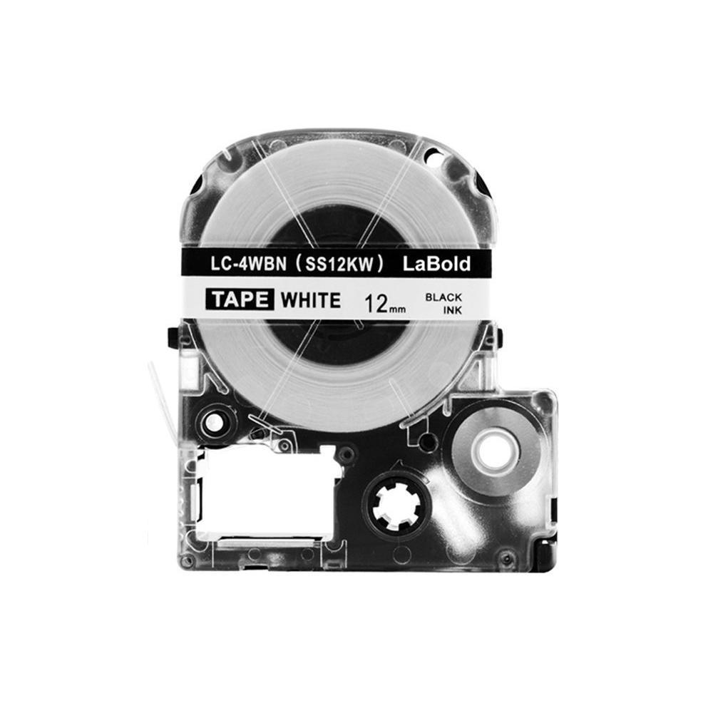 Epson LK-4WBN Compatible Labelworks Standard Lk Tape, 12mm(1/2 ...