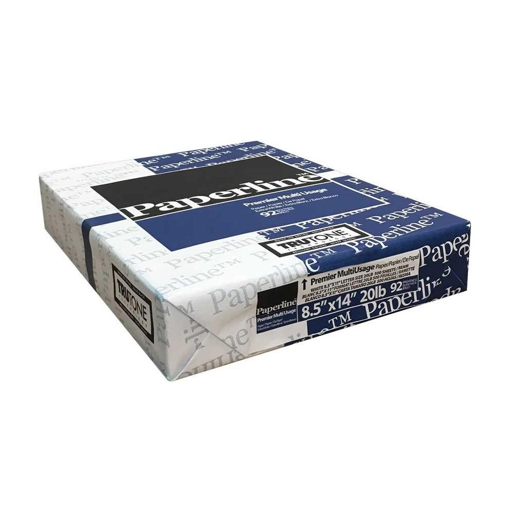 Paperline™ Office Paper, 20 lbs, 92 Bright, Letter / Legal, 5000 Sheets ...