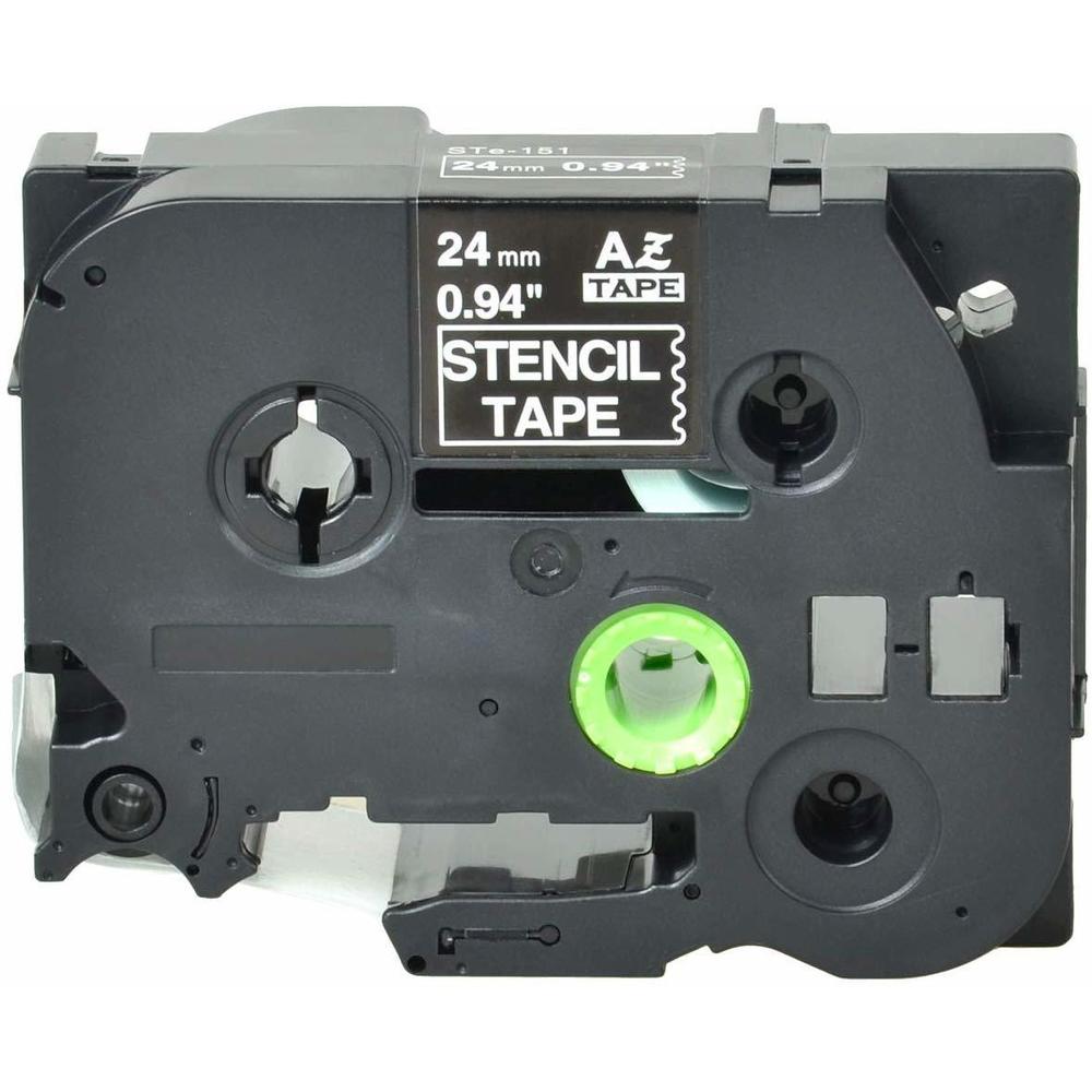 Brother STE151 Stencil Tape for P-Touch, 24mm (0.94") x 3m(9.8ft ...