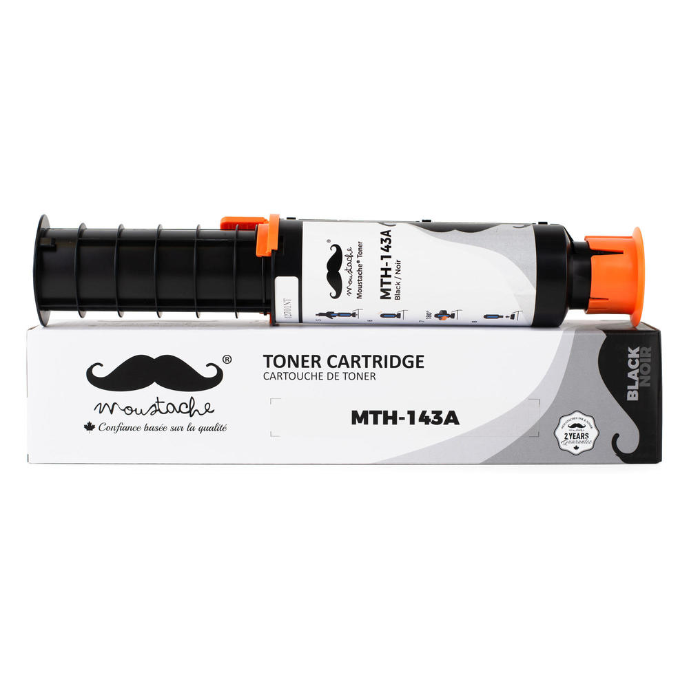 Compatible HP 143A W1143A Black Neverstop Toner Reload Kit - Moustache®