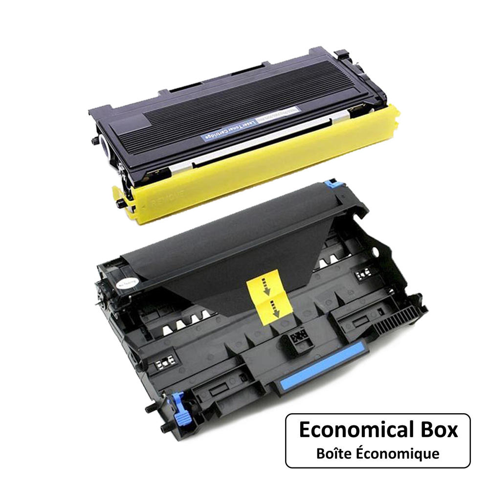 Brother TN350 DR350 Compatible Black Toner Cartridge and Drum Combo ...